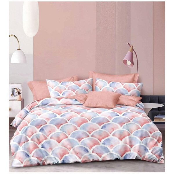 Mermaid Scales Quilt Doona Duvet Cover Pillow Case Set Queen, 2 Pillow ...