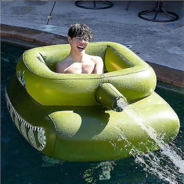 Swimming pool inflatable water tank with water gun, pool type water ...
