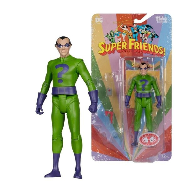 DC Comics Retro Super Friends Riddler Red Platinum Edition 6 inch ...