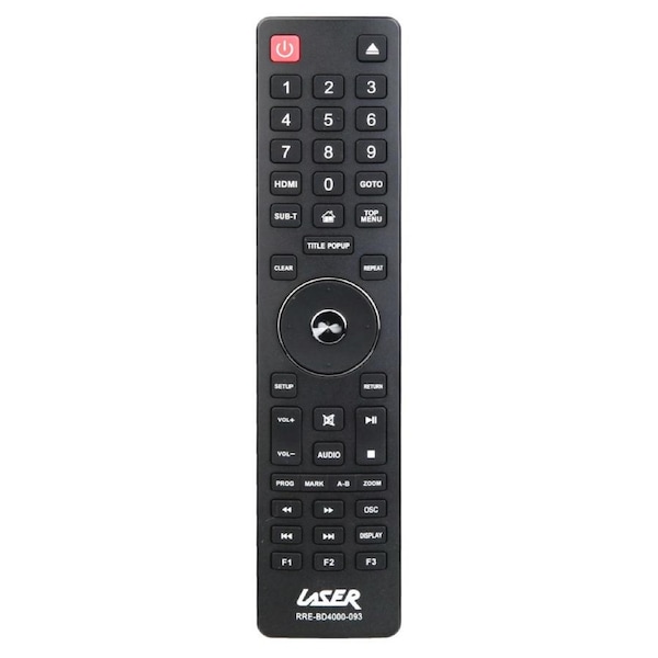 Laser Blu Ray Remote with Large Buttons for BD4000 Player HDMI DVD ...