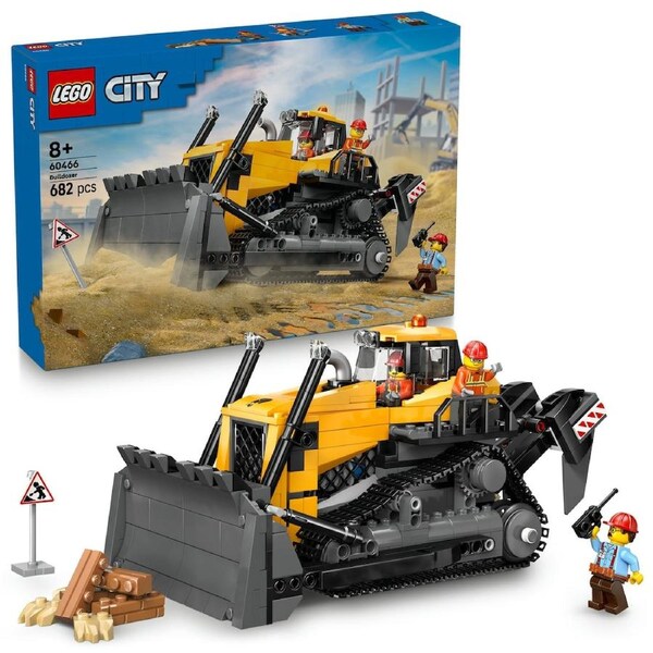 LEGO City Yellow Bulldozer (60466) | Woolworths