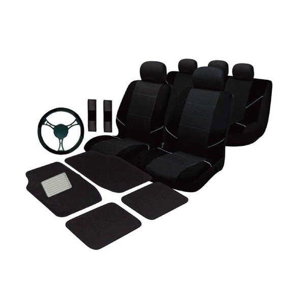 Universal Ultimate Car Accessories Value Pack - Black | Woolworths