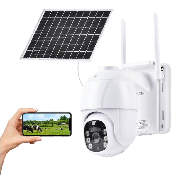 ADVWIN 4G LTE Solar Security Camera, Outdoor No WiFi Wireless Home ...