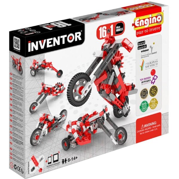 Engino - Inventor - Motorbikes - 16 Models | Woolworths