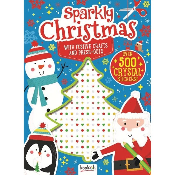 Puffy Sparkly Christmas Stickers | Woolworths