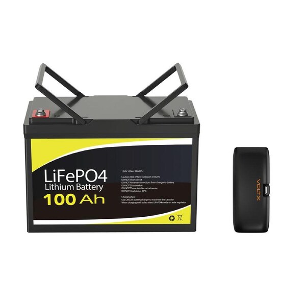 12V 100Ah Lithium Battery + 5000mAh Power Bank | Woolworths