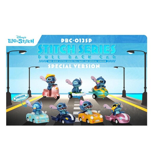 Beast Kingdom Stitch Series Pull Back Car Special Version Diecast Car ...