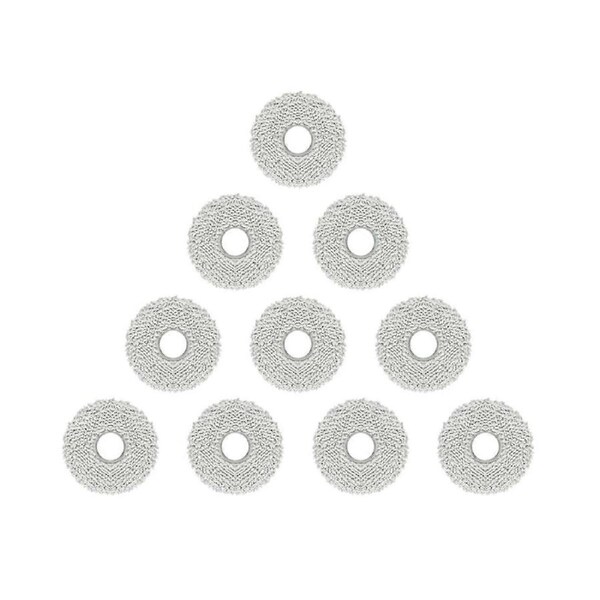 10Pcs Mop Cloth for Bot L10S Ultra/ S20 / S10 Pro / X10 for Q for B101CN Robot Vacuum Cleaner ...