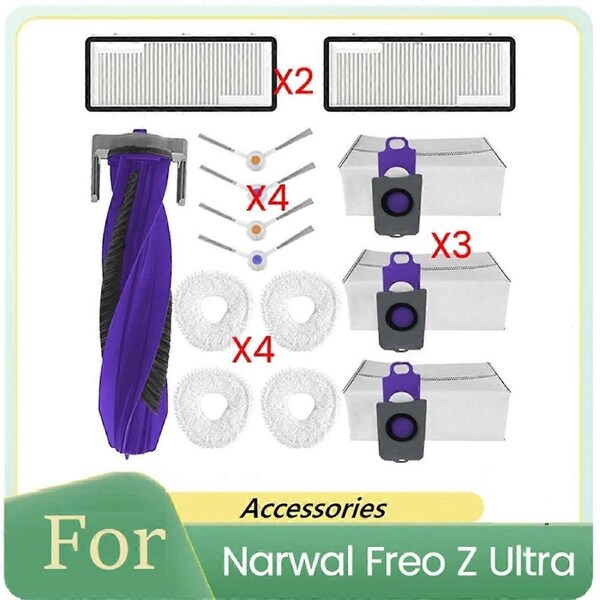 14PCS for Freo Z Ultra Vacuum Cleaner Accessories Roller Side Brush ...