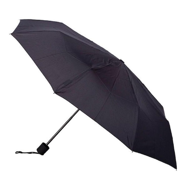 6x Brellerz Basic Compact Folding Wind Resistant Umbrella in Black ...