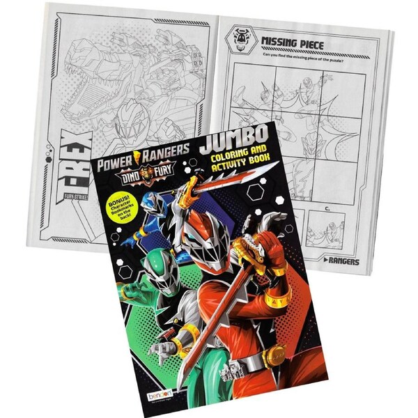 Power Rangers Colouring In & Activity Book | Woolworths