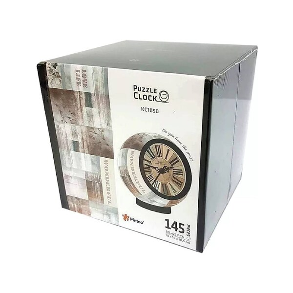Puzzle Clock Country Brown -- Pintoo | Woolworths