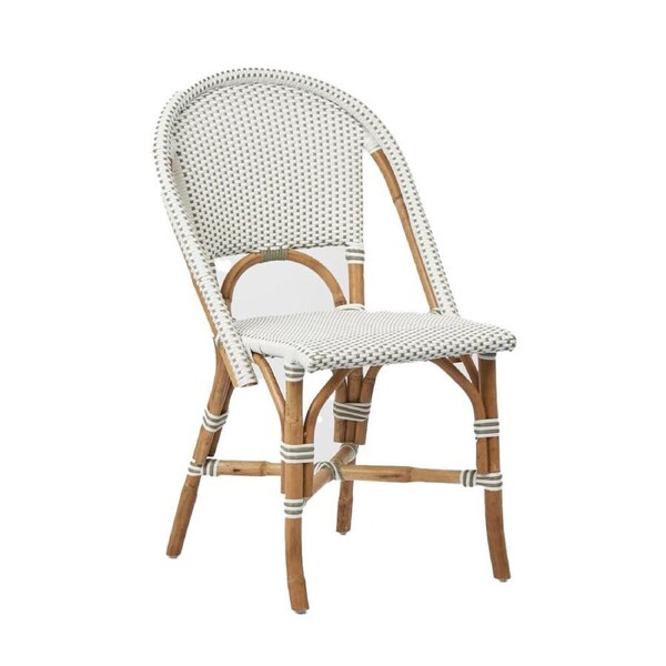 Belle Riviera Rattan Outdoor Undercover Dining Chair Furniture 51x89cm ...