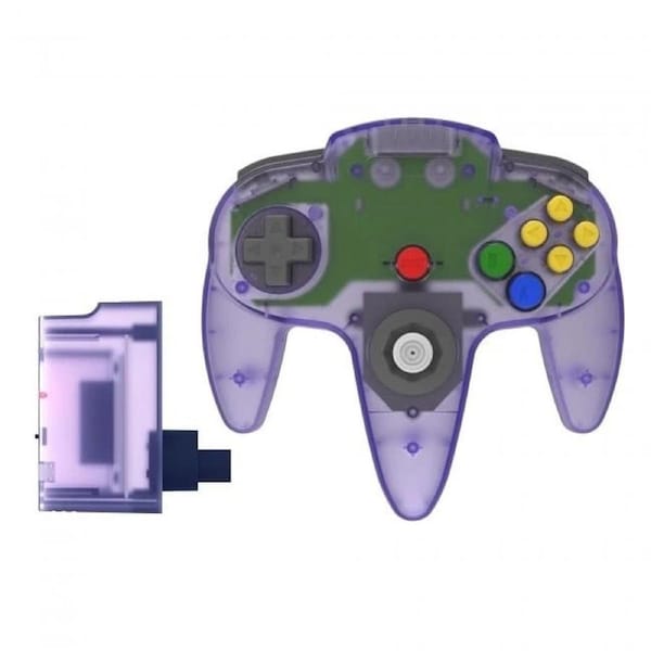 Teknogame 2.4GHz Wireless Controller for Nintendo 64 (Atomic Purple ...