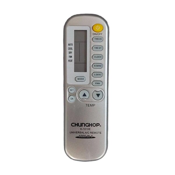 Air Conditioner AC Remote Control Silver - For PINSHANGXINHUABAO RAYBO ...