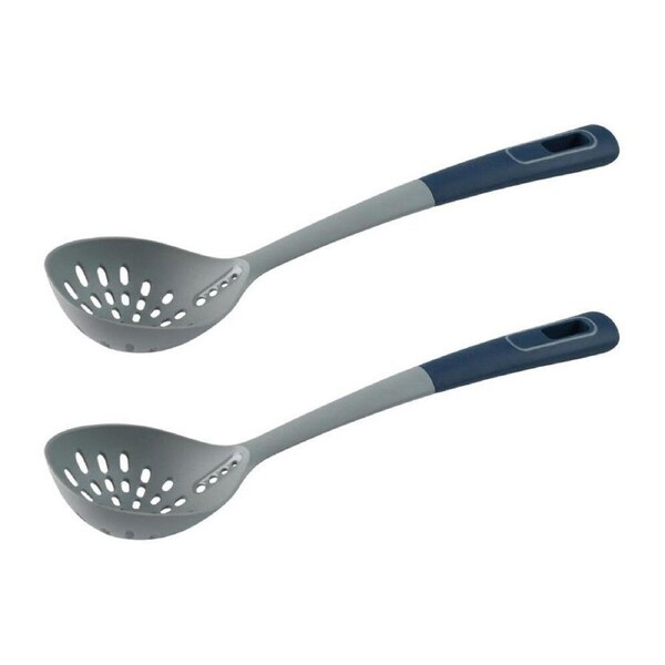 2x Salter Indigo Multipurpose Slotted Cooking/Stirring/Serving Spoon ...
