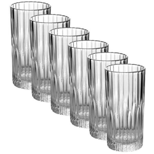 6pc Duralex Manhattan Highball Tumblers Made in France Stackable ...