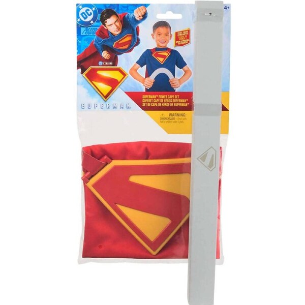 DC SUPERMAN - Power Cape Set Costume - Spin Master | Woolworths