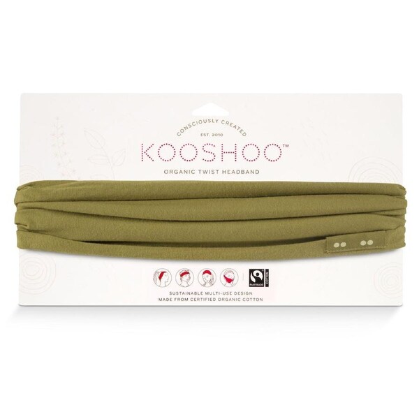 Kooshoo Twist Headband Willow Green 1 Pack | Woolworths