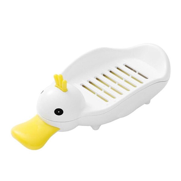 Soap Box Double Layers Drainage Duck Shape Waterproof Soap Dish Soap ...