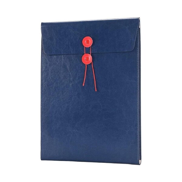 JOYBUY PU Leather A4 File Folder with String Tie | Woolworths