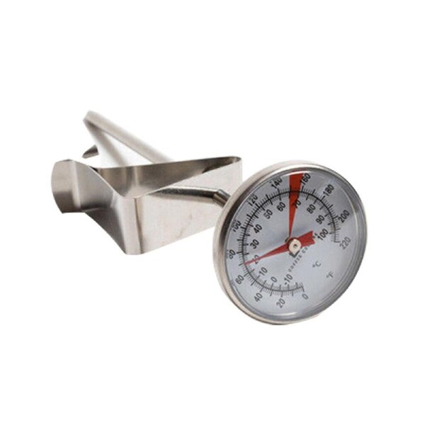 Coffee Culture Stainless Steel Milk Jug Thermometer w/ Clip 13cm Silver ...