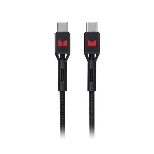 Monster USB-C to USB-C Braided Cable - Black 2m | Woolworths