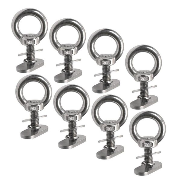 M6x26 Slot Channel Eye Nuts T Bolts Slider Rhino Thule Yakima Roof Rack ...