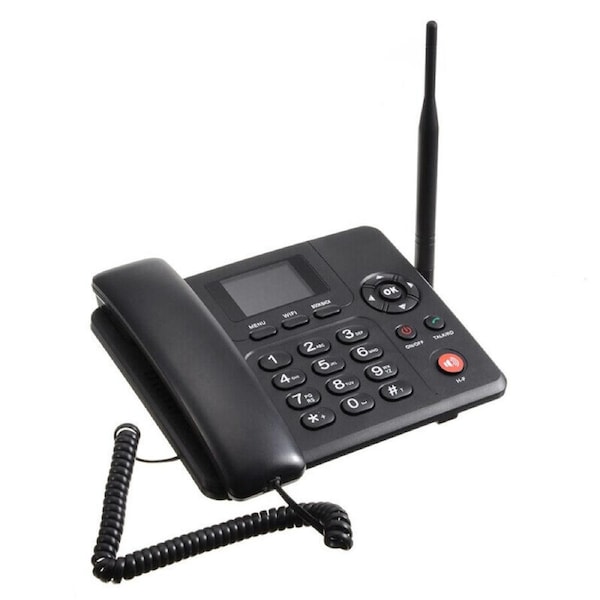 Wireless 4G Landline GSM SIM Card Desktop Telephone For Hotel Call ...