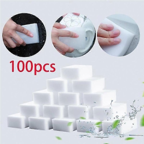 JOYBUY 100 Pcs/lot Melamine Sponge Sponge Eraser Kitchen Melamine ...