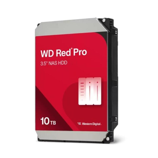 Western Digital WD Red Pro 10TB 3.5' NAS HDD SATA 7200RPM 512MB up to 267MB/s CMR 5yrs warranty ...