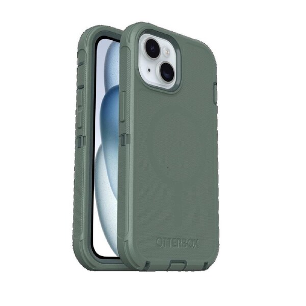 OtterBox Defender MagSafe Apple iPhone 16e /iPhone 15 /iPhone 14 /iPhone 13 (6.1') Case Forest ...