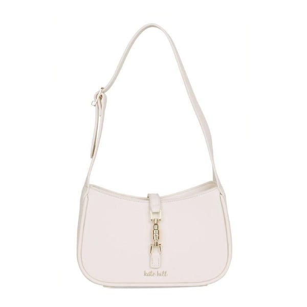 Kate Hill Women's Sarah Shoulder Bag Handbag 23.5x8.5cm Ivory | Woolworths