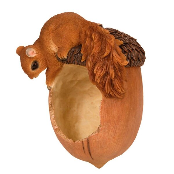 Esschert Design Acorn Feeding Bowl Garden Decor Animal Ornament 25cm ...