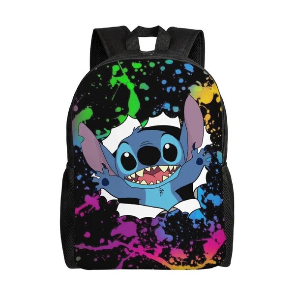 Kids Stitch Backpack 3D Print Cartoon Anime Backpacks Teenagers ...