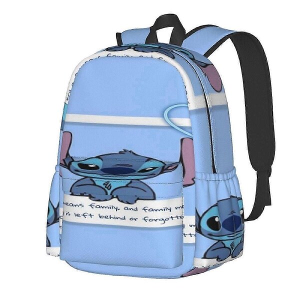a144 Cartoon Stitch Backpack Large Capacity Lightweight Travel Unisex ...