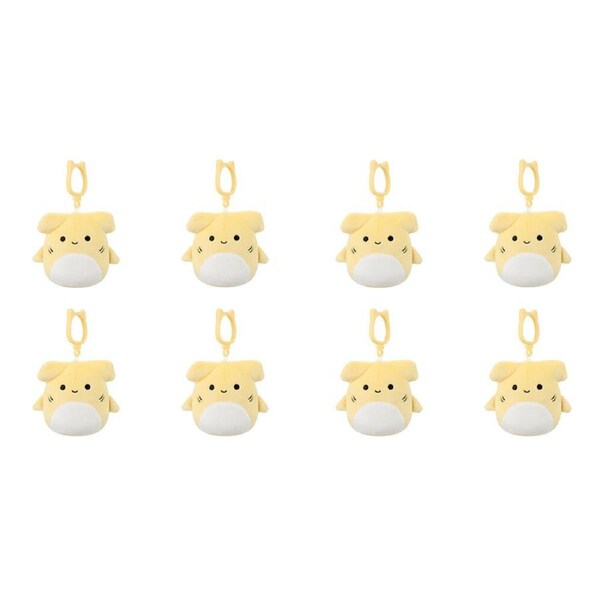 8PK Squishmallows 3.5in Clip Terrence Shark Stuffed Animal Kids Plush ...