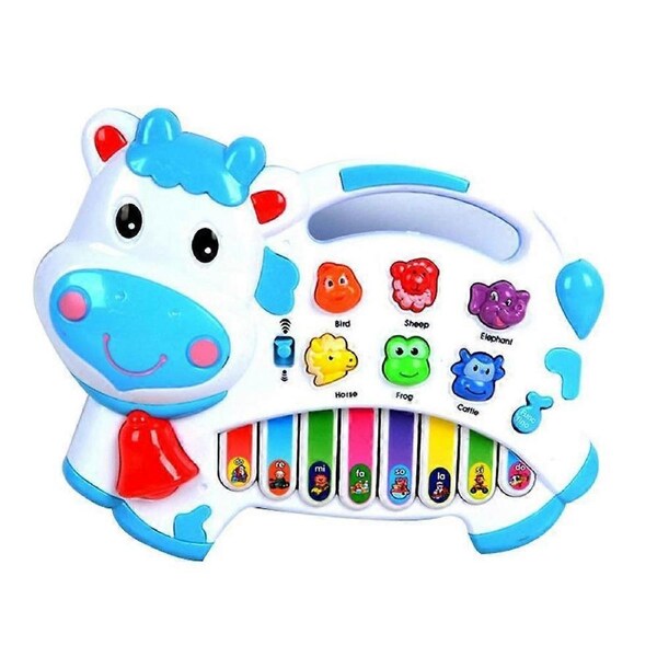 Piano Music Toy Cartoon Cow Animal Farm Keyboard Piano Notes Learning ...