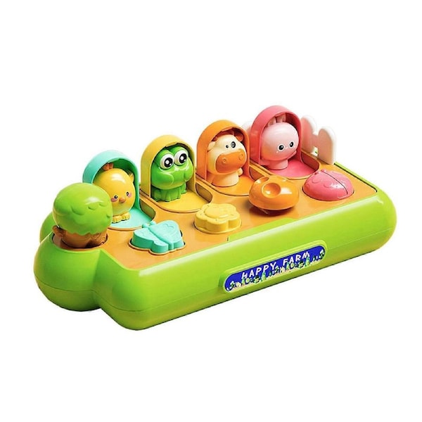 Toddler Educational Push and Popup Cognition Toy Children Plastic Hide ...