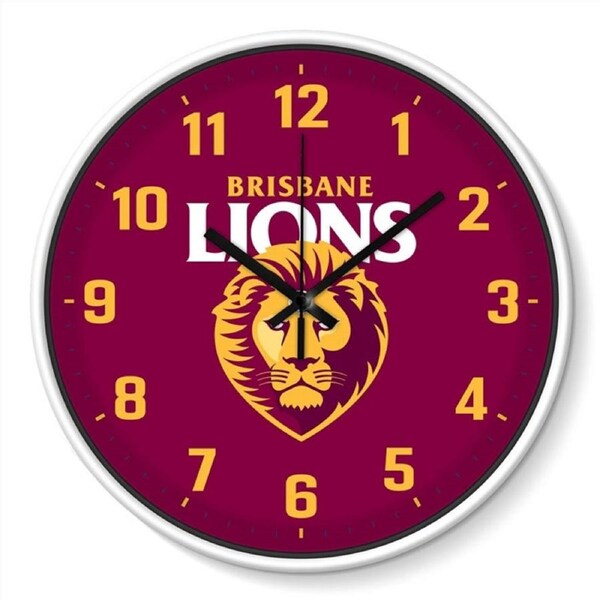 AFL: Brisbane Lions - Wall Clock | Woolworths