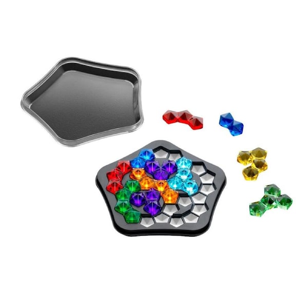 Smart Games IQ Deluxe Pentagon Puzzle Game Kids/Children Educational ...