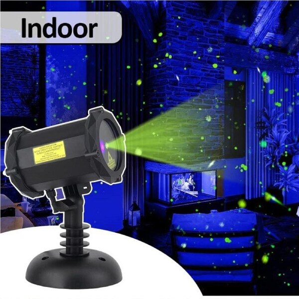 Firefly Garden Light Star Projector with Blue Nebula Outdoor Wall Lamp ...
