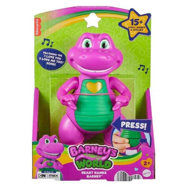 Barney's World Heart Hands Barney Toy | Woolworths