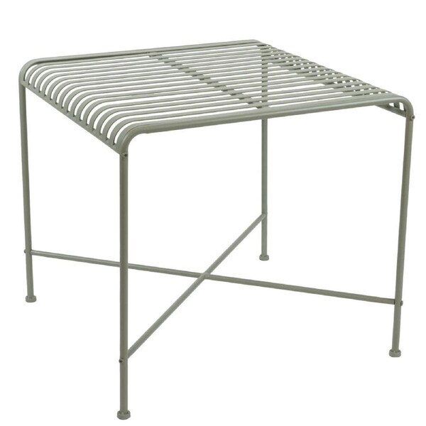 Esschert Design Iron Square Table Garden Decor Outdoor Furniture 80x79 ...