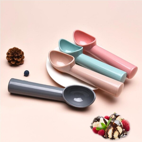 JOYBUY 4 PCS Plastic Ice Cream Scoop Nonstick Anti-Freeze Ice Cream ...