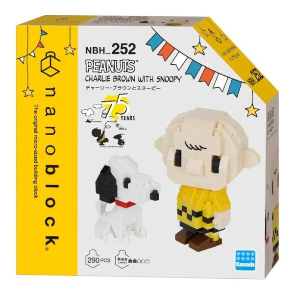 Nanoblock Peanuts Charlie Brown with Snoopy | Woolworths