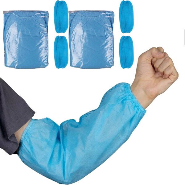200pcs Safetyware Non-Woven Fabric Disposable Protective Arm Sleeves ...