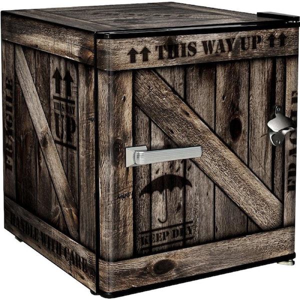 Cool Wooden Crate Design Mini Bar Fridge | Woolworths