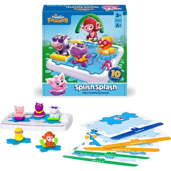 Thinkfun Friends: Splish Splash Single-Player Preschooler Kids Game 3y ...