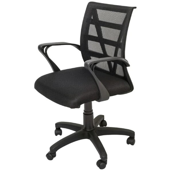 Rapidline Vienna Office Chair Mesh Back Black | Woolworths